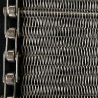 China Spiral Mesh Conveyor Belt 50kg - 500kg Load Metal Mesh Belt for sale