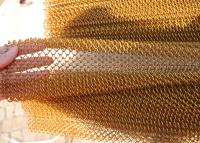 China 6 Mm/4 Mm Opening Chain Link Decorative Wire Mesh For Curtain for sale
