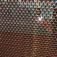 China 201 Stainless Steel Spiral Decorative Metal Mesh Curtains Popular Hotel Lobby Partitions for sale