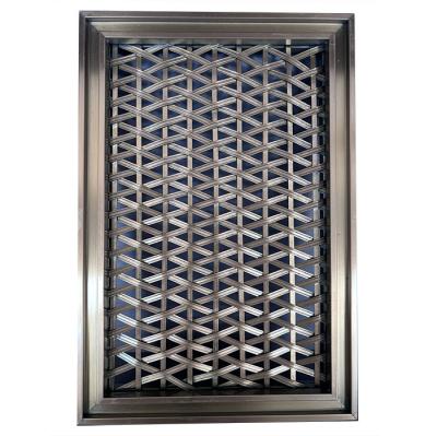 China Customized Stainless Steel Decorative Architectural Mesh For Floor Grilles And Cabinet Doors for sale