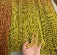 China 1mm 1.5mm Chain Mesh Curtain Aluminum Colorful Decorative Mesh Sheets for sale