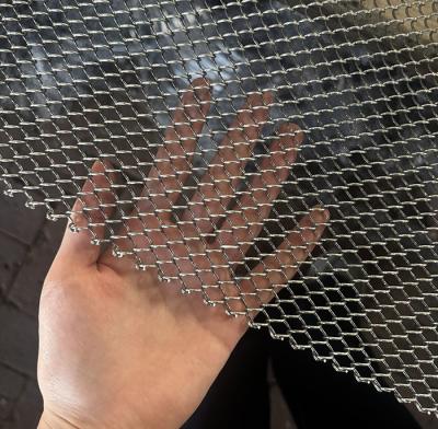 China Custom Aluminum Decorative Wire Mesh 1mm Chain Link Curtain for sale