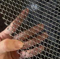 China Custom Aluminum Decorative Wire Mesh 1mm Chain Link Curtain for sale