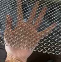 China Custom Aluminum Decorative Wire Mesh 1mm Chain Link Curtain for sale