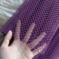 China Stainless Steel 1mm Wire Diameter Fireproof Double Hook Chain Link Mesh for Architectural Decoration for sale