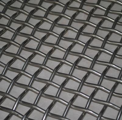 China 316 Material 5mm Hole Mesh Stainless Steel Crimped Wire Mesh Heavy Screen Mesh for sale