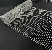 China Light-Duty Flexible Stainless Steel 201 304 Ladder Wire Mesh Conveyor Belt for Chocolate Coating and Food Factory for sale