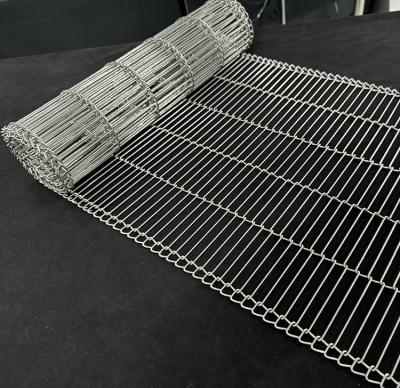 China Light-Duty Flexible Stainless Steel 201 304 Ladder Wire Mesh Conveyor Belt for Chocolate Coating and Food Factory for sale