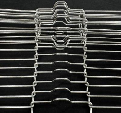 China SS304 Ladder Wire Mesh Chocolate Conveyor Belt Open Structure for Even Cooling Non-Stick Surface Easy Clean Bakery Pizza for sale