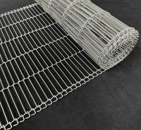 China Food Grade Stainless Steel 201 304 Enrober Wire Conveyor Belt for Chocolate Coating and Food Factory for sale