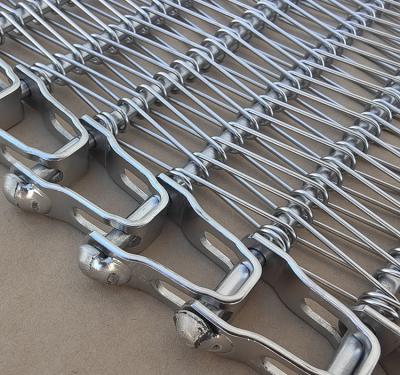 China Food Grade Metal Spiral Chain Carbon Steel Stainless Steel 304 316 201 Conveyor Belt Heat Resistant for Freezing for sale