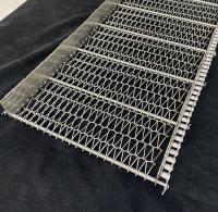 China Heat Resistant Carbon Steel Stainless Steel 304 316 201 Cooling Tower Bakery Conveyor Belt for Food Freezing for sale