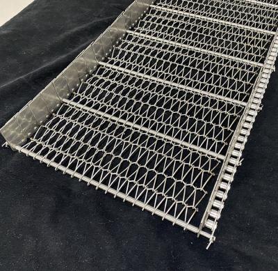 China Heat Resistant Carbon Steel Stainless Steel 304 316 201 Cooling Tower Bakery Conveyor Belt for Food Freezing for sale