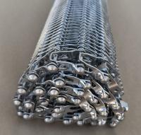 China High Temperature Resistance Stainless Steel Flexible Rod Wire Mesh Spiral Conveyor Belt With U-Shaped Link Edge for sale
