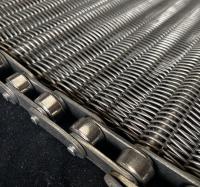 China Food Grade Metal Spiral Chain Carbon Steel Stainless Steel 304 316 201 Conveyor Belt Heat Resistant for Freezing for sale