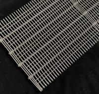 China Food Grade Stainless Steel 304 Metal Wire Mesh Eye Link Conveyor Belt for Biscuit Oven for sale