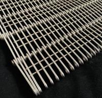 China 304 Stainless Steel Eye Link Ring Mesh Conveyor Belt for Washing Fruit and Vegetables for sale