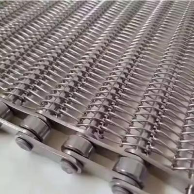China AISI316 Stainless Steel Double Balanced Weave Wire Mesh Conveyor Belt For Food Processing Lines for sale