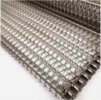 China AISI 304 Stainless Steel High Temperature Resistant Wire Mesh Conveyor Belt for Industrial Oven Drying Furnace for sale