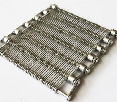 China AISI 316 Stainless Steel Heat Resistant Mesh Conveyor Belt Balanced Weave 800℃ for Baking Oven for sale