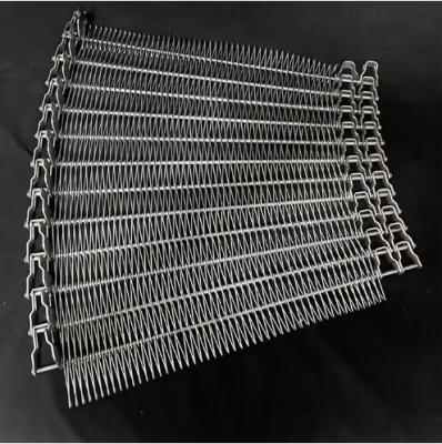 China Long Life Stainless Steel Wire Mesh Conveyor Belt For Baking Drying Washing Frying Lines for sale