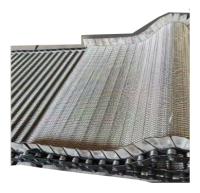 China SUS304 Herringbone Mesh Conveyor Belt Stainless Steel Balanced Weave Wire Belt for Food Processing for sale