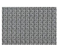 China Herringbone Compound Weave Mesh Conveyor Belt Stainless Steel Wire Belt for Stable Product Flow for sale
