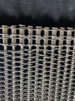 China Sprocket Driven Food Processing Conveyor Mesh Belt Stainless Steel Wire Conveyor For Bakery Snack Production Line for sale