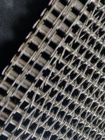 China AISI 304 Sprocket Driven Drying Mesh Belt Conveyor Stainless Steel Wire Belt For Continuous Drying Line for sale