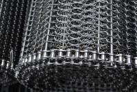 China Food Safe Wire Mesh Food Processing Conveyor Belt Stainless Steel Wire Belt For Meat Seafood Line for sale