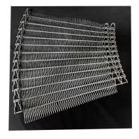 China 600 Degree Heat Resistant Drying Mesh Belt Stainless Steel Wire Conveyor For High Temperature Tunnel for sale