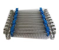China 600 Degree Heat Resistant Drying Mesh Belt Stainless Steel Wire Conveyor For High Temperature Tunnel for sale