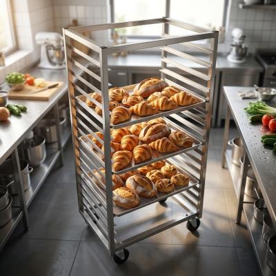 China 20 Layers Bakery Trolley With Trays For Drying Fruits Vegetables for sale