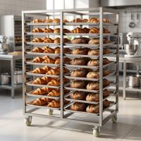 China Folding Baking Rack Trolley 10-30 Layers For Hotel Restaurant Cafe for sale