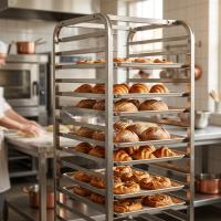 China 10 Layers -20 Layers Bakery Tray Trolley Stainless Steel And Aluminum for sale