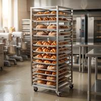 China 304 Stainless Steel Bread Pan Bakery Tray Trolley Support Size Customization for sale