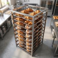 China 60x40 Baking Rack Trolley 10 Layers - 15 Layers Cooling Rack Trolley for sale