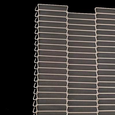 China 304 Stainless Steel Balanced Weave Wire Conveyor Belt 1.6mm Wire for Bakery Tunnel Oven Baking for sale