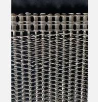 China Food Grade 304 Stainless Steel Wire Mesh Conveyor Belt Customized Width Made to Drawing for sale