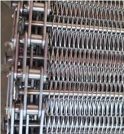 China Grade 316 High Temperature Wire Mesh Conveyor Belt for Industrial Furnace Line for sale