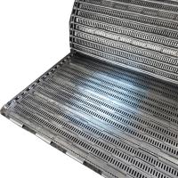 China Heavy Load Carbon Steel Metal Chain Plate Link Conveyor Belt For Washing for sale