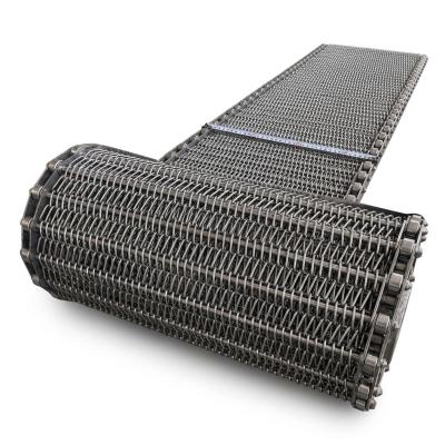 China Food Cooking Freezing Drying Chain Driven Conveyor Belt  / Ss Conveyor Belt for sale