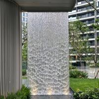 China Aluminum Stainless Steel Netting Water Curtains Mesh for Resistant Hotel Ceiling Room Divider for sale