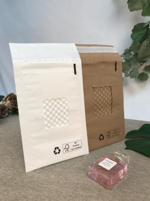 China Multi Layer Kraft Paper Bubble Bags Embossed Paper Logistics Delivery Bag for sale