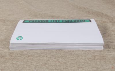 China Custom Printed Packing List Envelopes Logistics Packaging Plastic Back Bag for sale