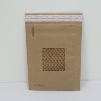 China Custom Degradable Mailing Bags 25x35cm Floral / Geometric Honeycomb Padded Mailer for sale
