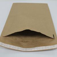 China Lightweight Corrugated Paper Envelope Bag 20x30cm Durable Recycled Paper Envelopes for sale