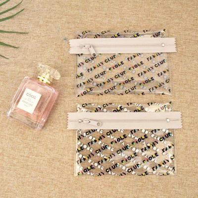 China Custom Transparent Plastic Zipper Pouches 15x20cm Multi Color Options for sale