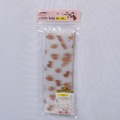 China Transparent Composite Plastic Bag 10x18cm Clear View Reusable Food Storage Bags for sale