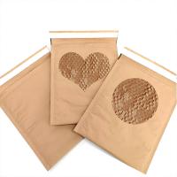 China Brown Honeycomb Paper Mailer Waterproof 30x40cm Recycled Paper Mailing Bags for sale